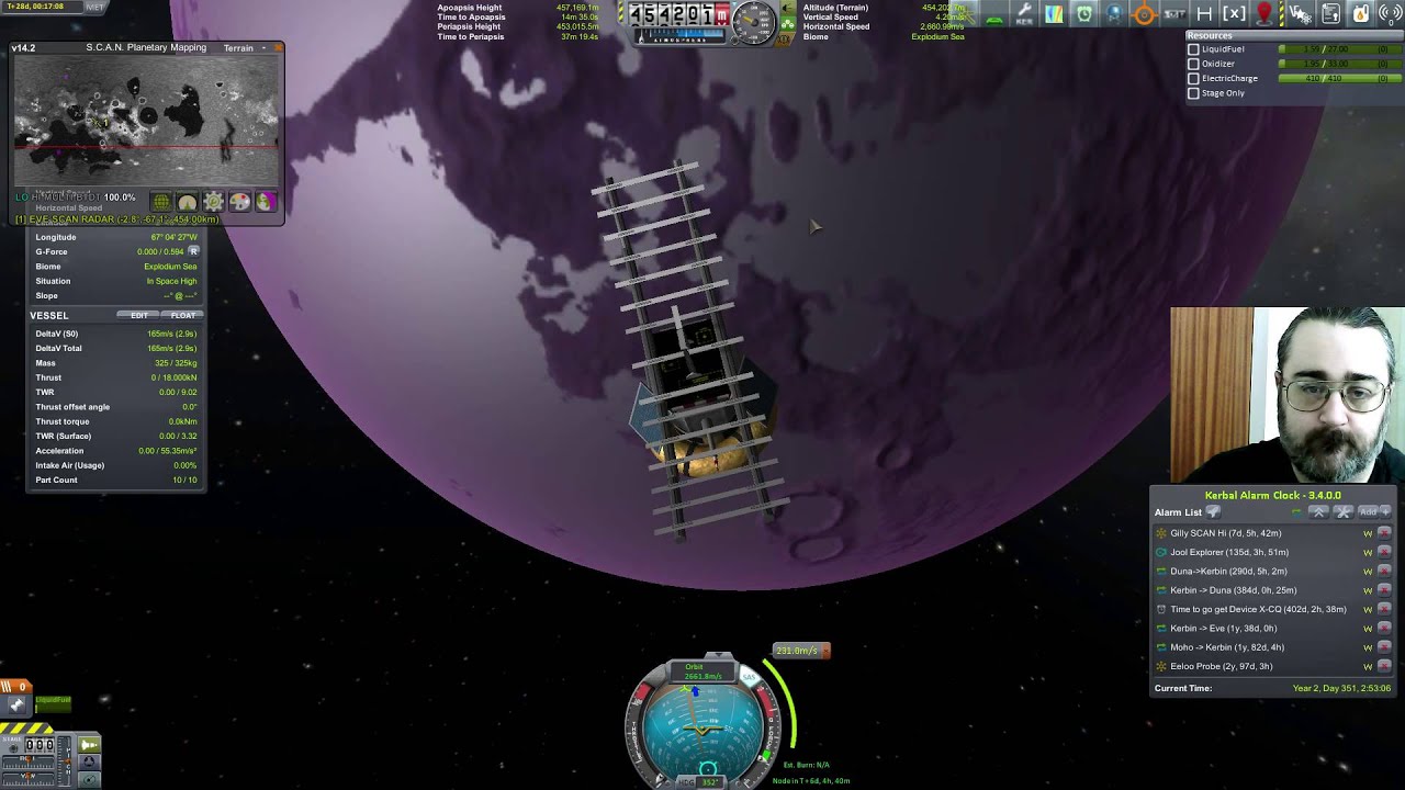 Kerbal Space Program: Fetching the Gilly SCAN HI satellite - YouTube