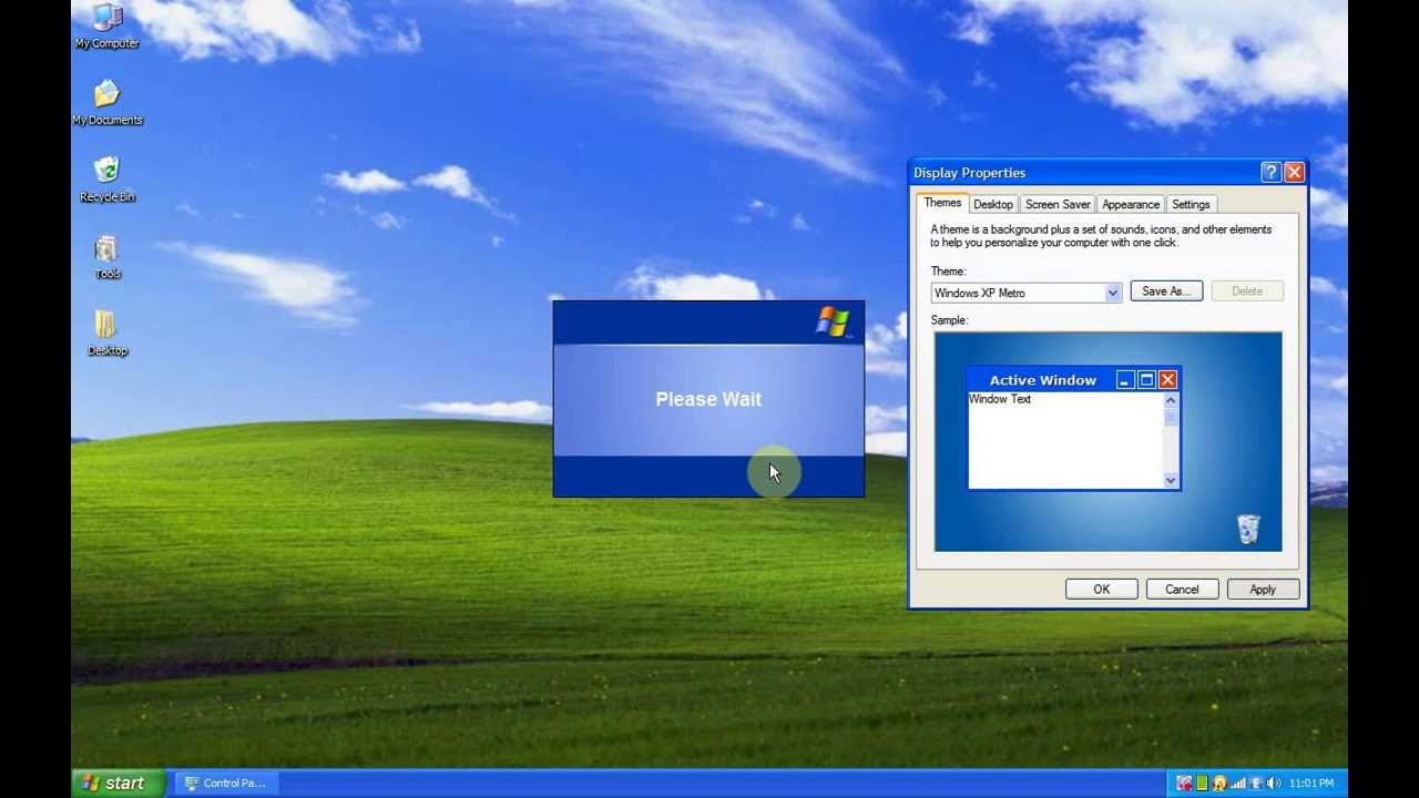 Theme Metro for Windows XP - YouTube