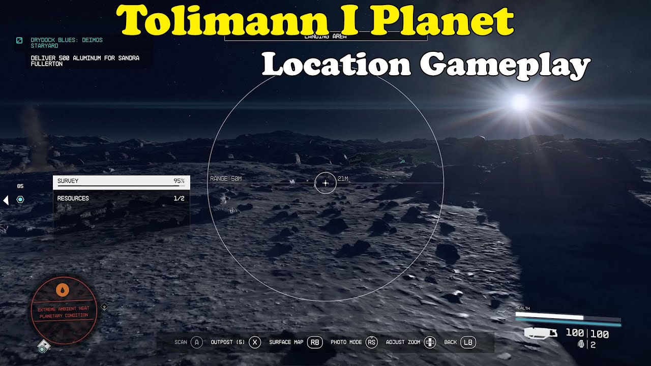 Toliman I Planet - Starfield Gameplay - XBOX Series X - YouTube