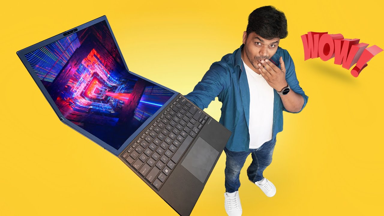 I Tested the Worlds BIGGEST FOLD Laptop! Worthy ?#laptop #asus - YouTube
