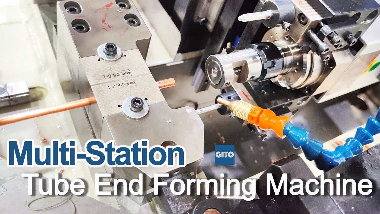 Automatic Copper Tube End Forming Machine - HVAC & Refrigeration - YouTube