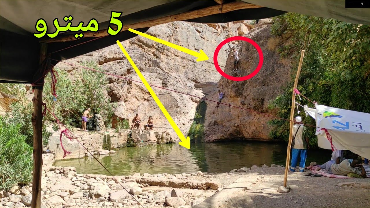 شلالات تيزكي ورزازات Cascades De Tizgui Maroc - YouTube