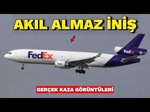 Uçak Piste 3 Kez Çarptı | Gerçek Kaza Görüntüleri | FedEx Express 80 Kazası