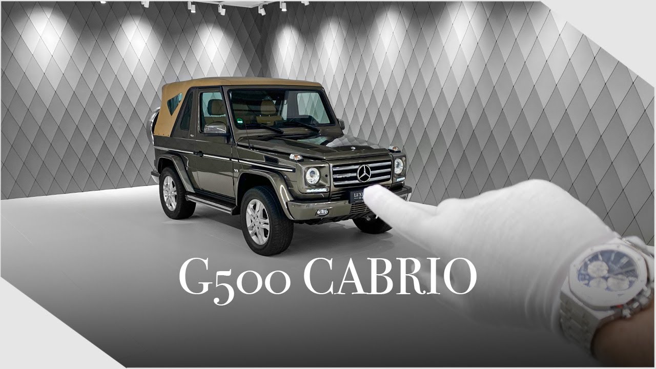Very RARE G500 Cabrio FINAL EDITION - Detailed Walkaround | Luxury Cars ...