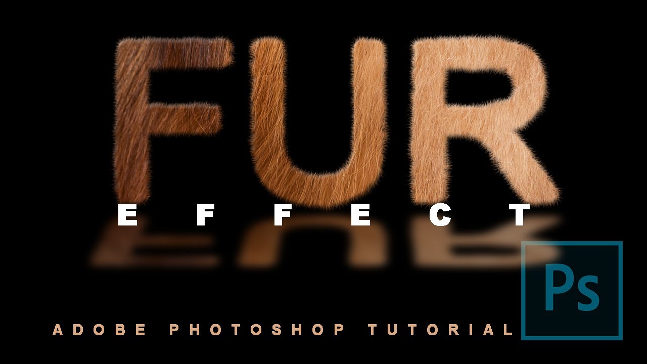 Create Fur Text Effect in Photoshop - YouTube