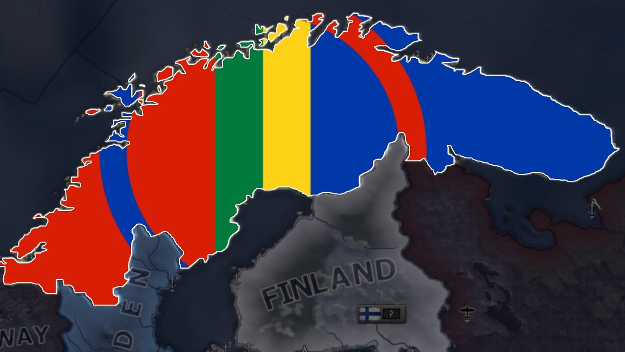 Sapmi unite the north in hoi4 - YouTube