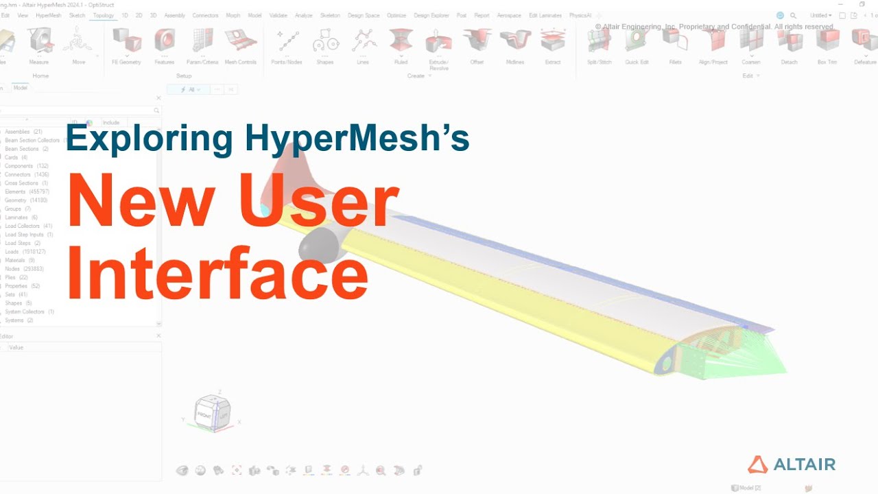 ACBS Session 1 - HyperMesh's New User Interface - YouTube