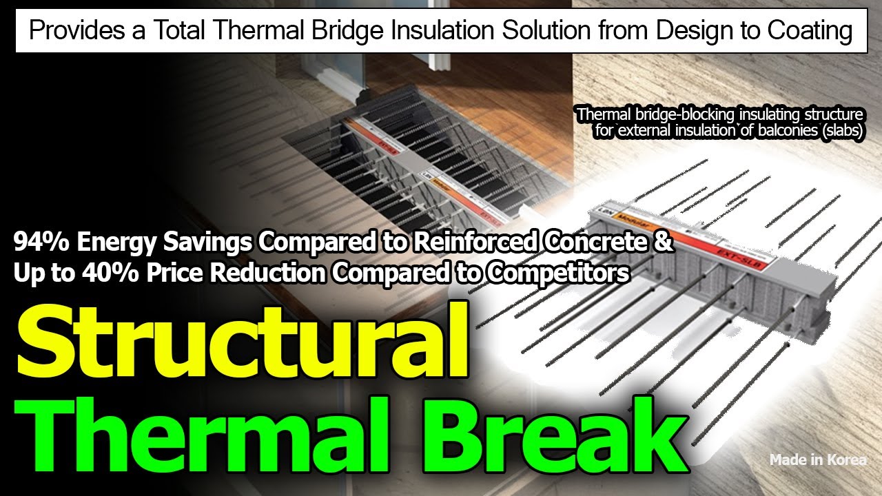 Thermal Bridge Blocking Total Solution – 94% energy saving, design-to ...