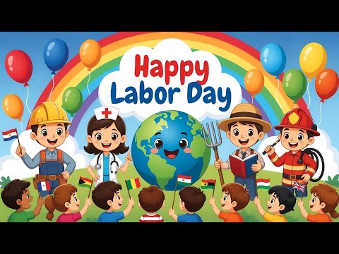 Happy Labor Day Song for Kids | Labor Day | Song for Kids|#rhymes#2025# ...