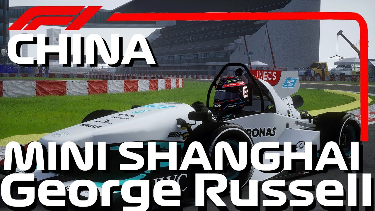 Mini George Russell’s hot lap around Shanghai | Mini F1 | F1 China | F1 ...