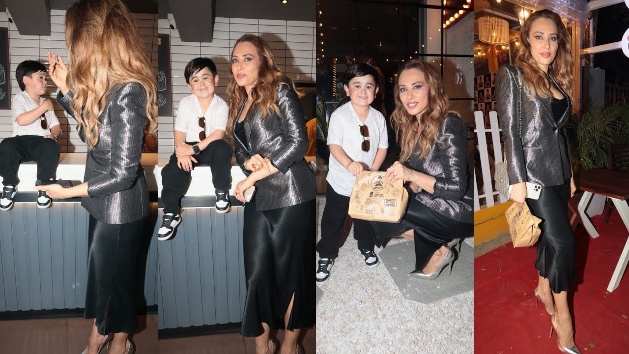 Lulia vantur With Abdu Rozik Came at Abdu Rozik Burger Store in Andheri ...