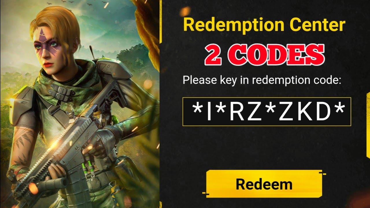 2 REDEMPTION CODES FOR S36 - PHOBOS | GARENA COD MOBILE - YouTube