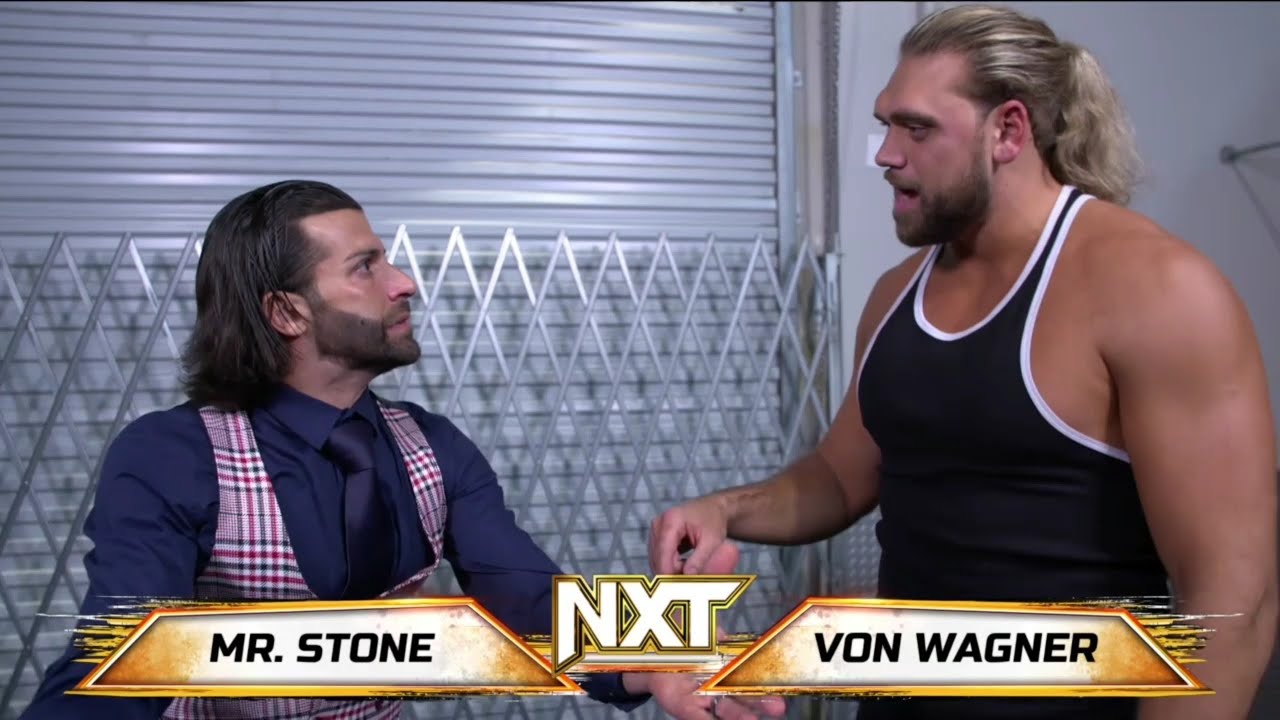Von Wagner confronta a Mr. Stone en Backstage - WWE NXT 11/10/2022 (En ...