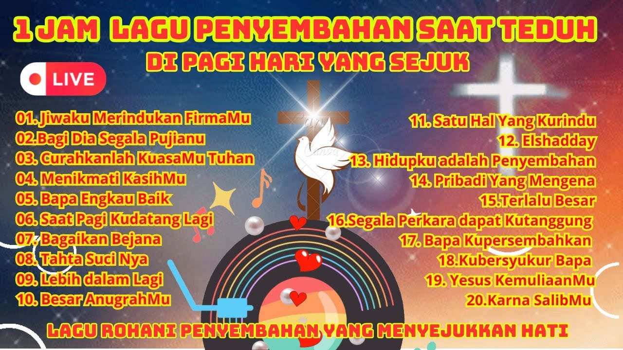 1 JAM LAGU PENYEMBAHAN SAAT TEDUH - Kumpulan Lagu Penyembahan Saat ...