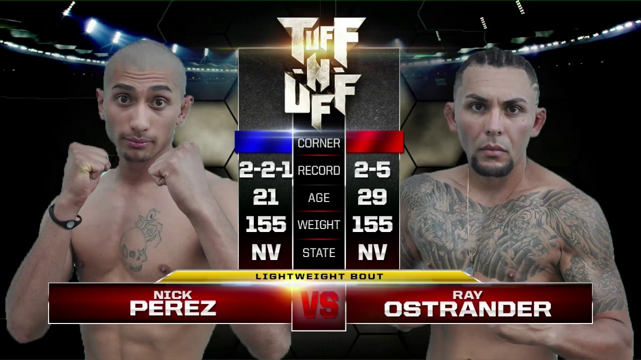 Tuff-N-Uff The Future Stars of MMA Nick Perez vs Ray Ostrander - YouTube