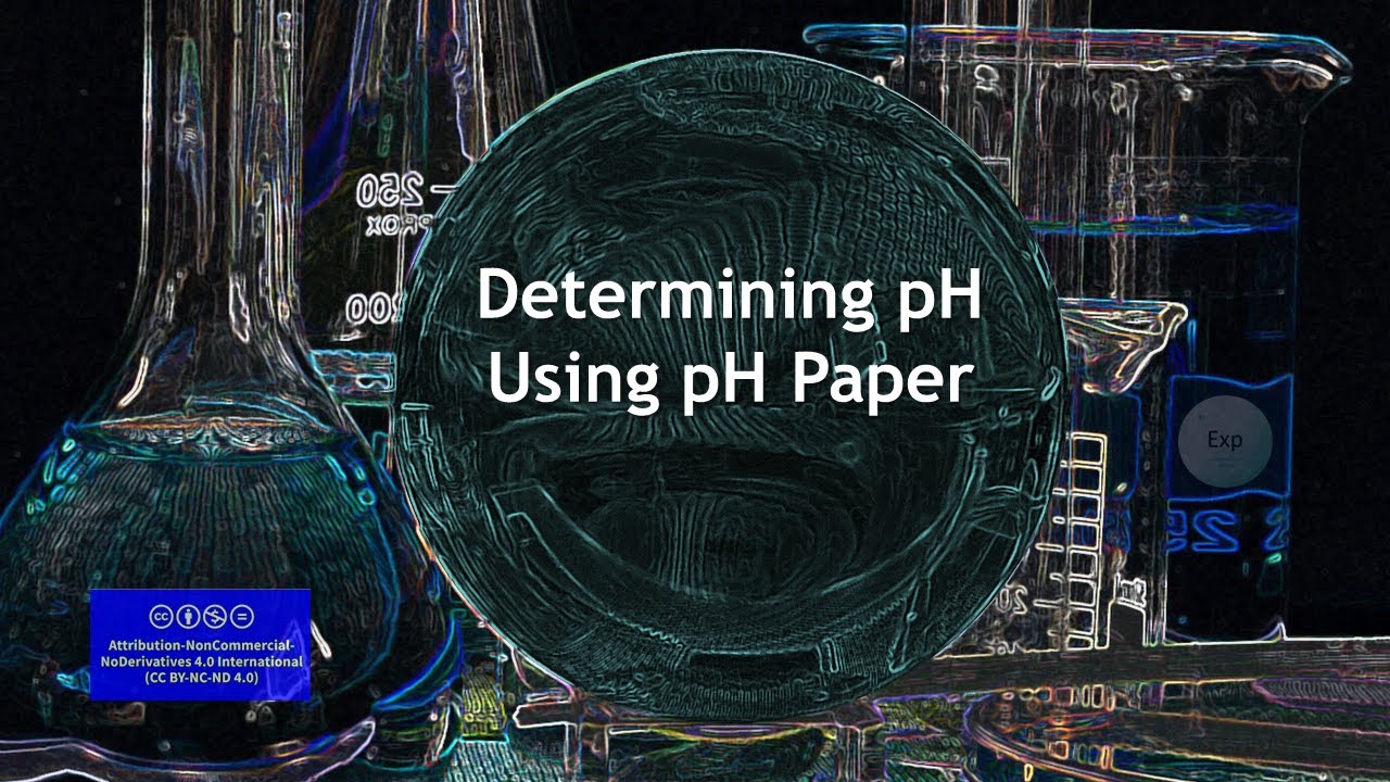 Determining pH Using pH Paper - YouTube