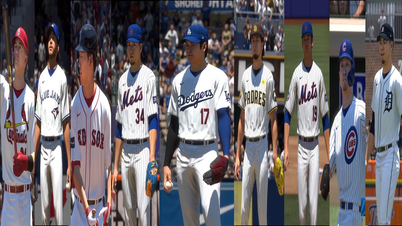 【MLB The Show 24】日本人メジャーリーガー集 大谷翔平 ダルビッシュ有 千賀滉大 藤浪晋太郎 吉田正尚 鈴木誠也 菊池雄星 前田 ...