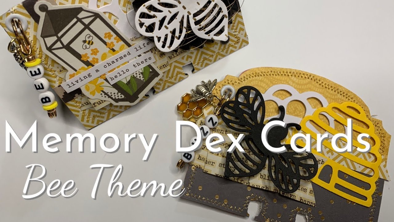 Bee Themed Memorx Dex Project Share! So cute!! - YouTube