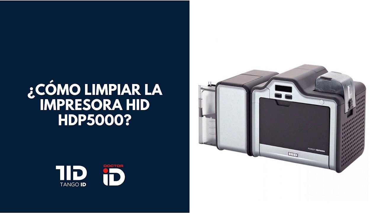 FARGO HID HDP5000: LIMPIEZA DEL EQUIPO - YouTube