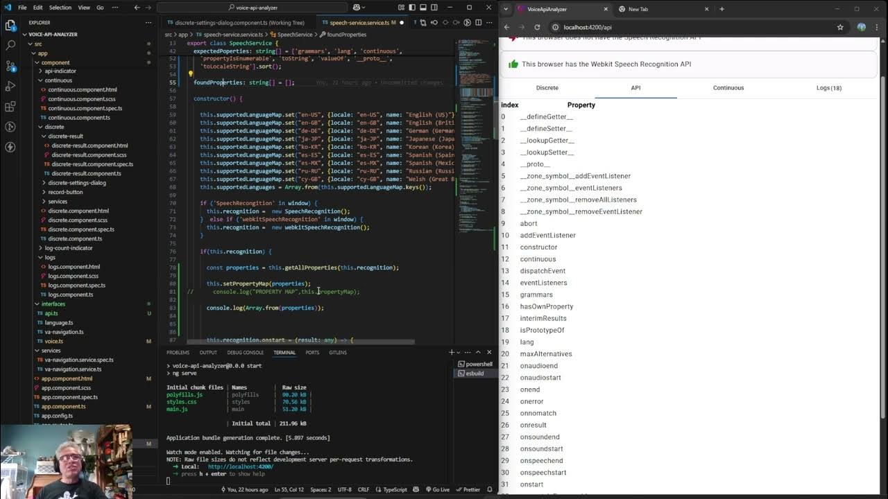 094 - Angular - Web API Speech Analyzer: found list - YouTube