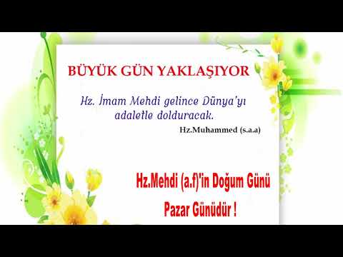 Hz İmam Mehdi Viladet Programı