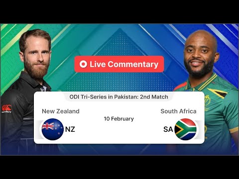 New Zealand vs South Africa Match 2: 2nd Innings | Live Commentary ...