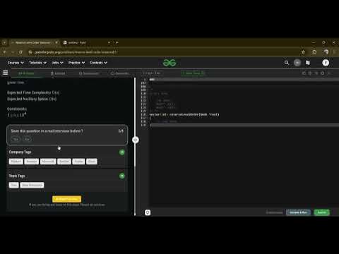 Reverse Level Order Traversal GFG POTD (07 MAY 2024) - YouTube