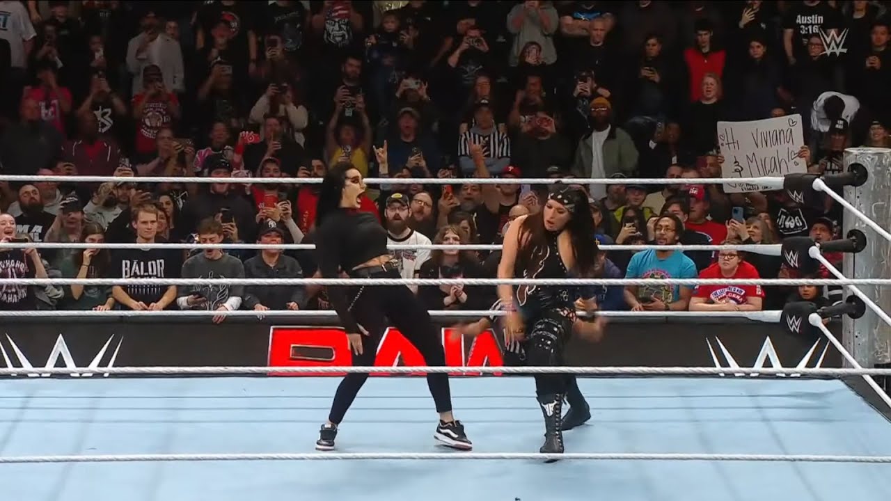 Rhea Ripley attacks Liv Morgan and Raquel | WWE RAW 12/2/2024 - YouTube