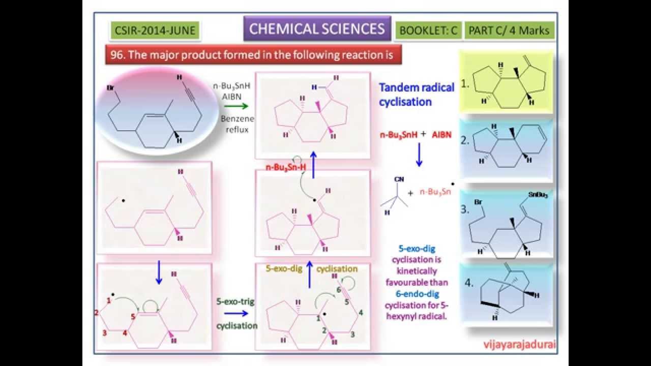 Free radicals in chemistry-Baldwin's ring closure-Tandem cyclisation ...