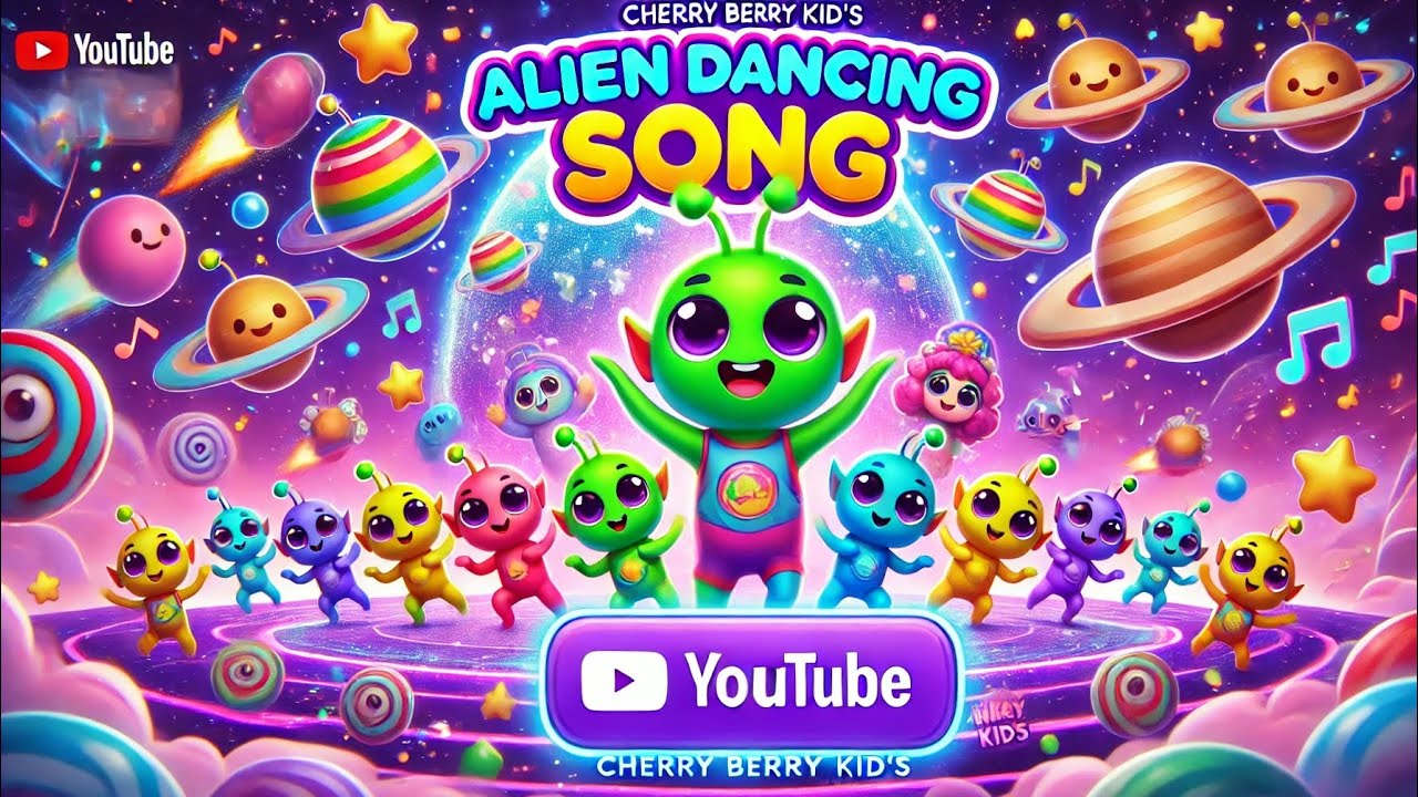 👽🌟 Alien Dancing Song – Funny Cartoon Alien Dance for Kids | Cherry ...