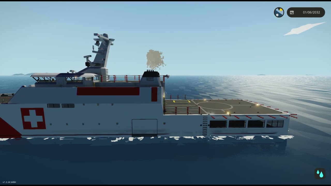 Stormworks Build And Rescue Update The Hospital Ship Update - YouTube