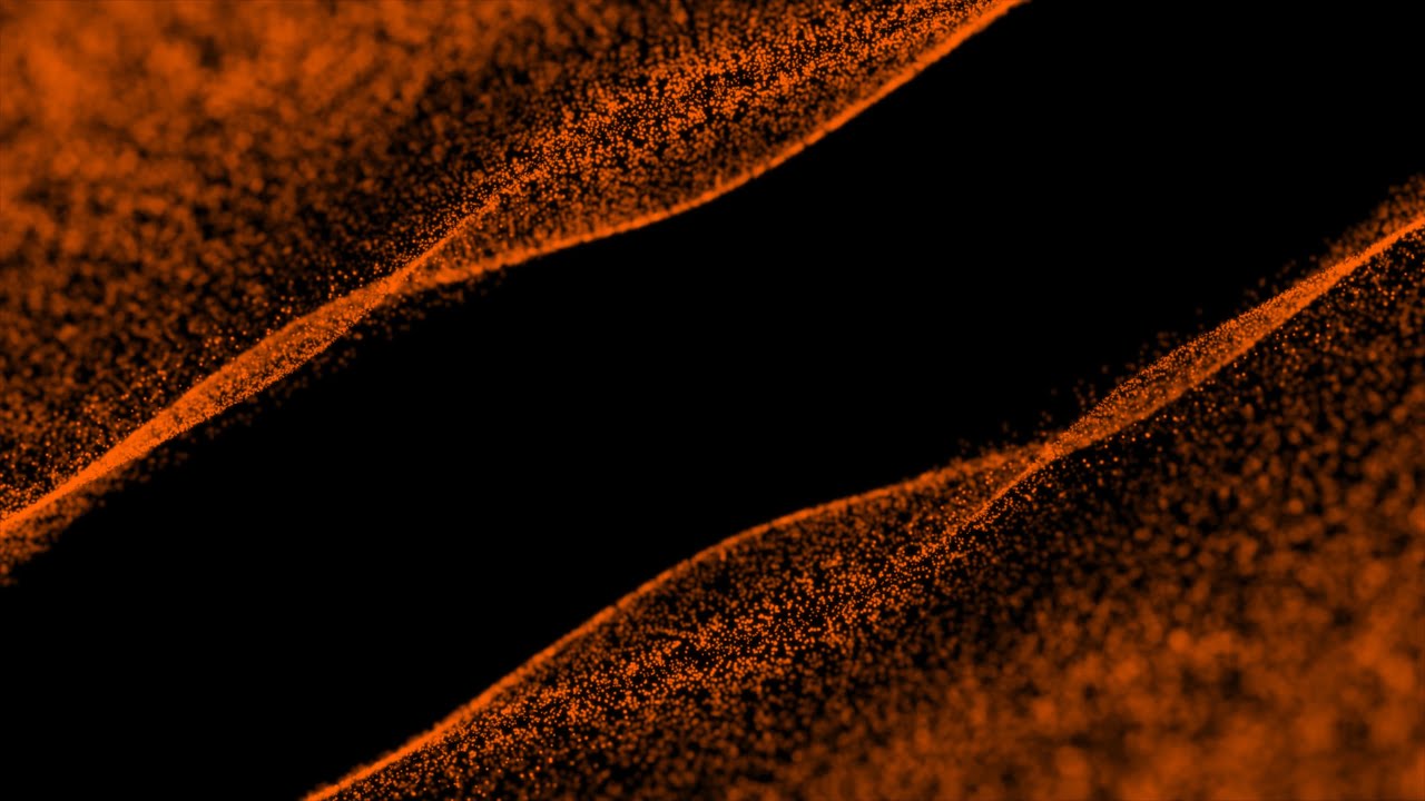 Orange Particles Background l Free Particles Video l Particles ...