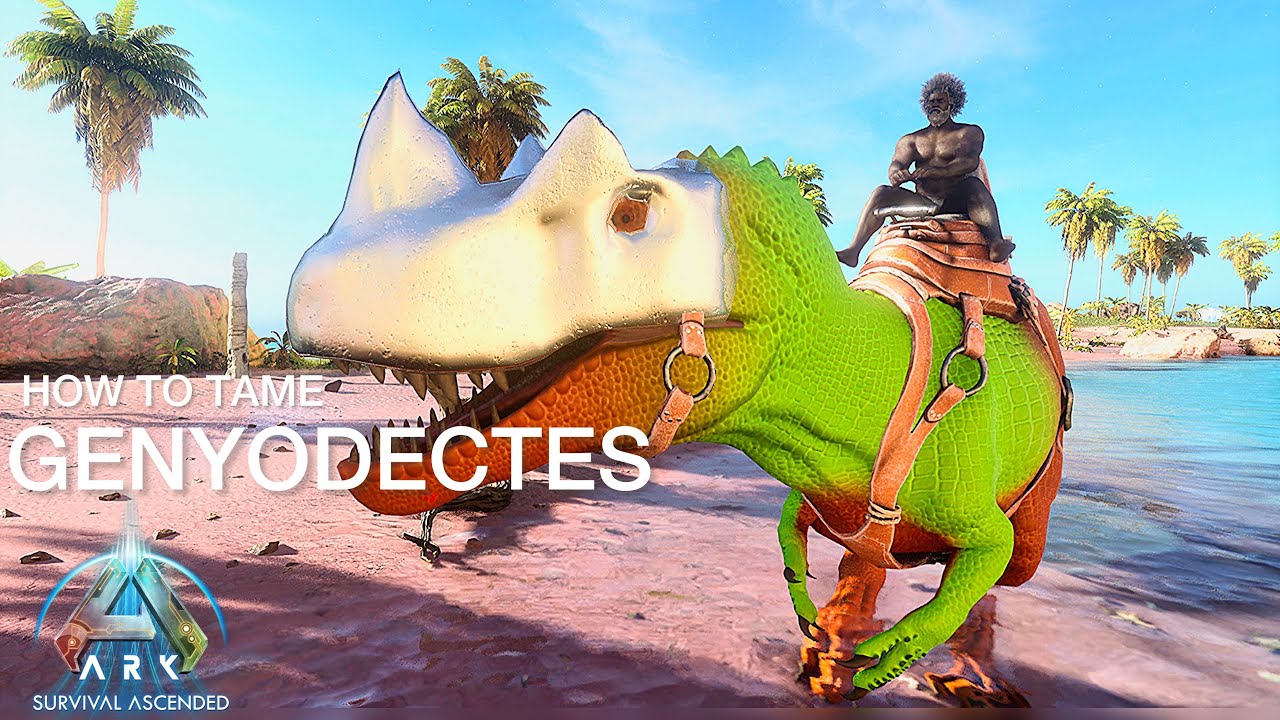 Genyodectes Taming Guide & abilities in Ark Survival Ascended ll ...