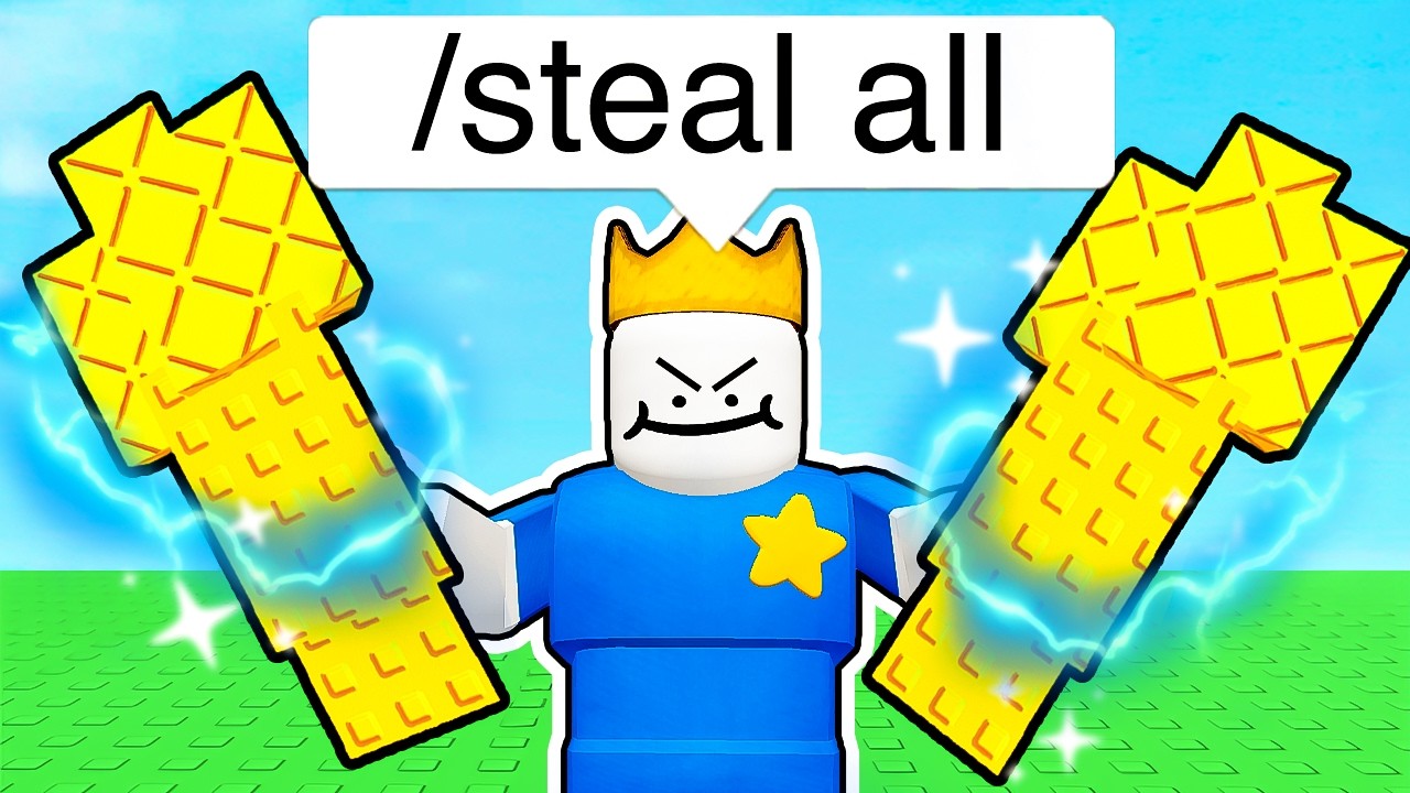 stealing the RAREST FRUITS in Grow a Garden - YouTube