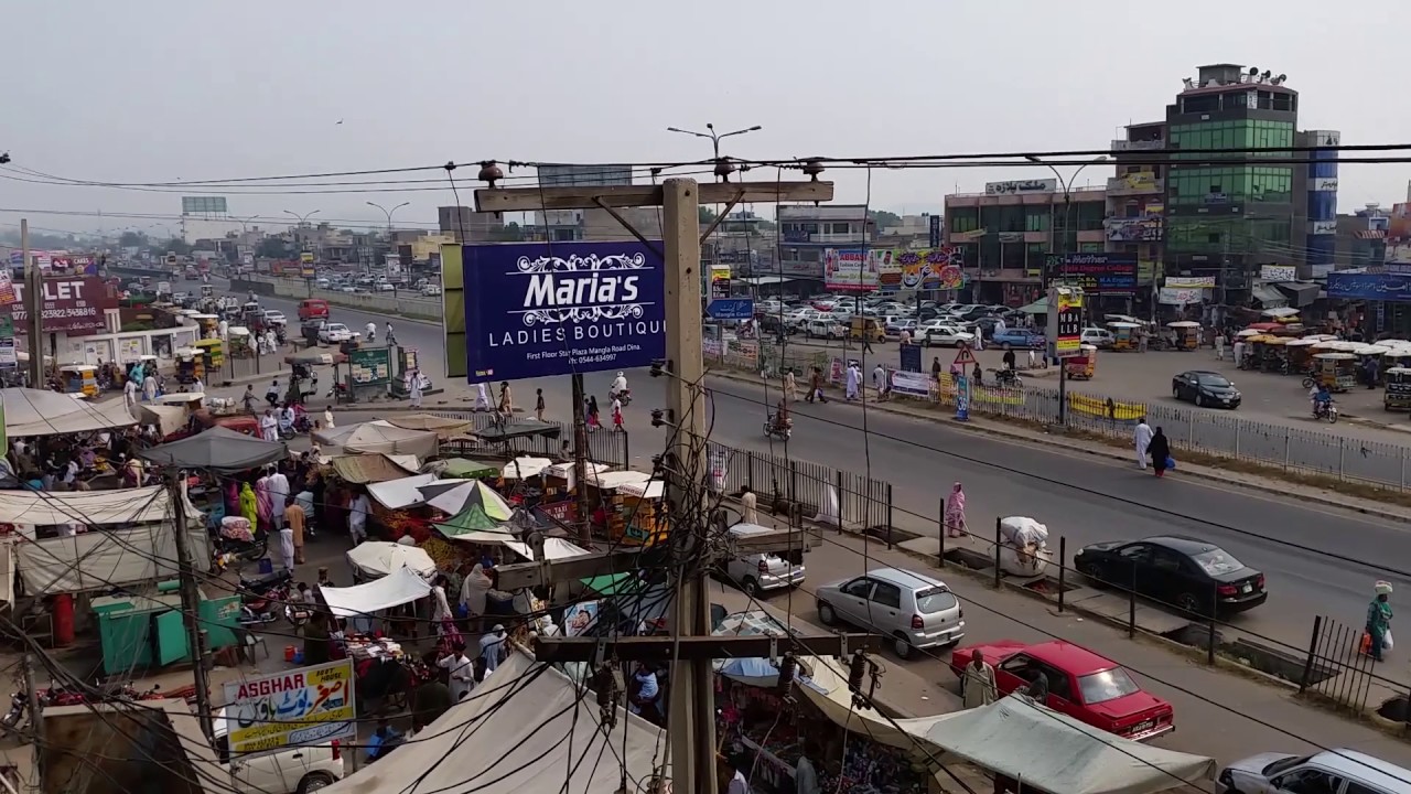 Bird's-eye view: City of DINA - Pakistan - YouTube