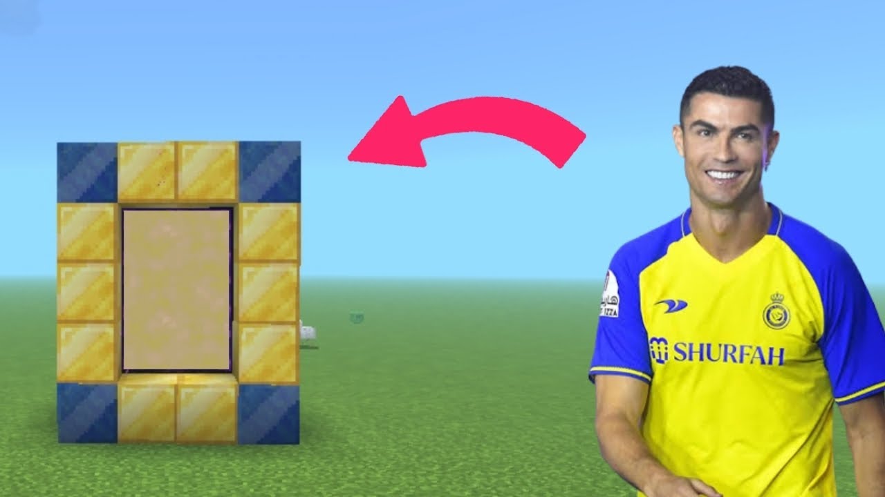 CARA MEMBUAT PORTAL CRISTIANO RONALDO - MINECRAFT - YouTube