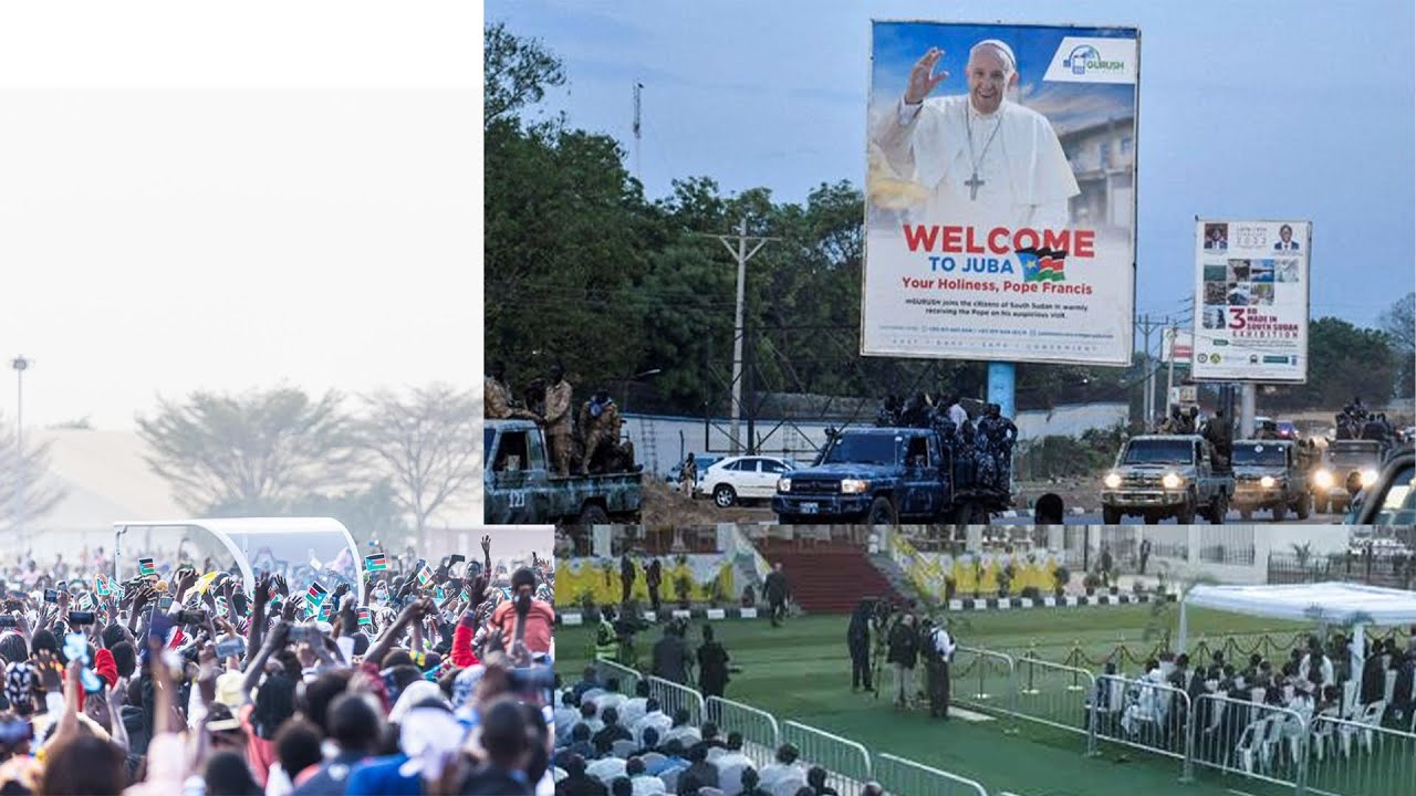 Amazing Grace Moments! Receiving Pope Francis at Dr. John Garang ...