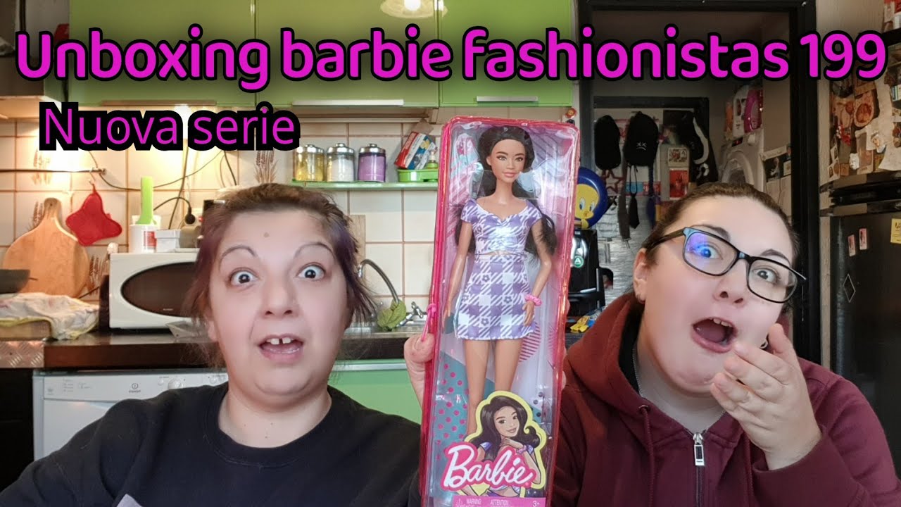 Unboxing barbie fashionistas 199 - nuova serie #fastreview - YouTube