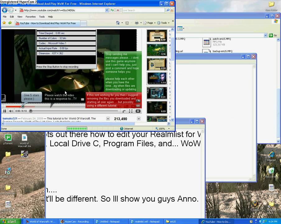 How to edit your realmlist. WoW - YouTube