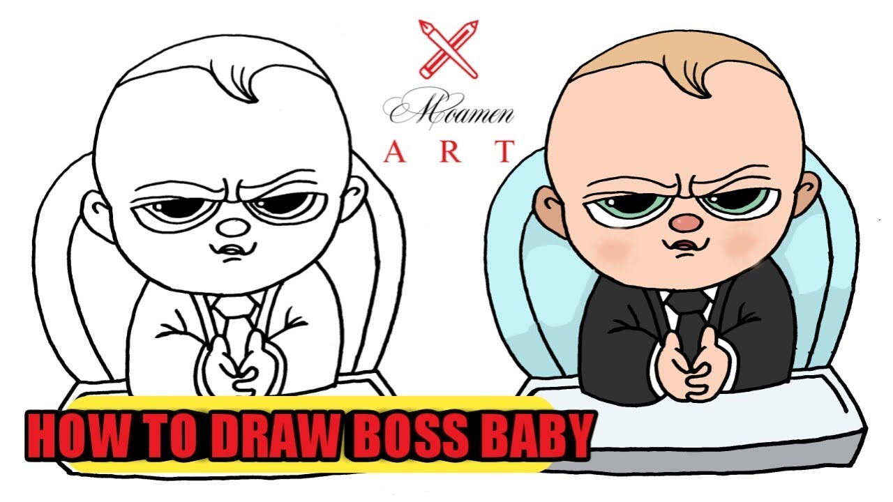 How to Draw Boss Baby - YouTube