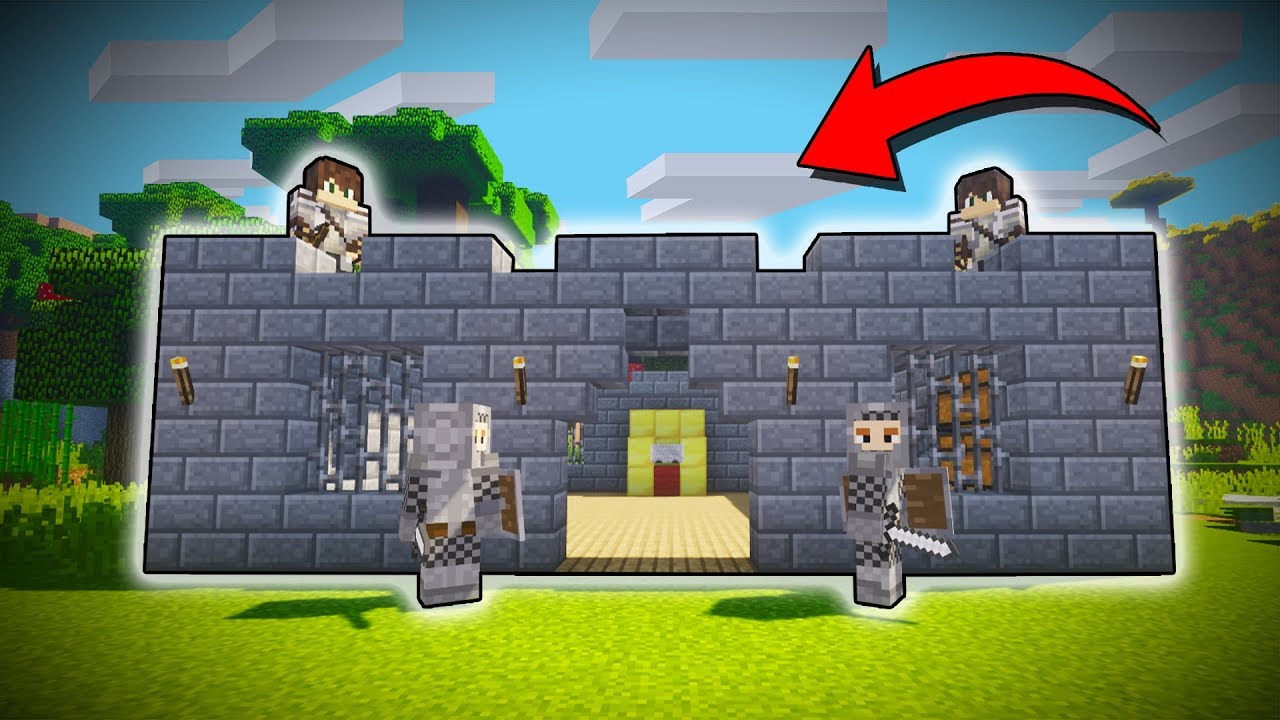 Protecting my Minecraft Base with GUARDS !? - YouTube