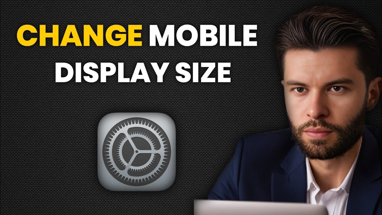 How To Change Mobile Display Size - YouTube