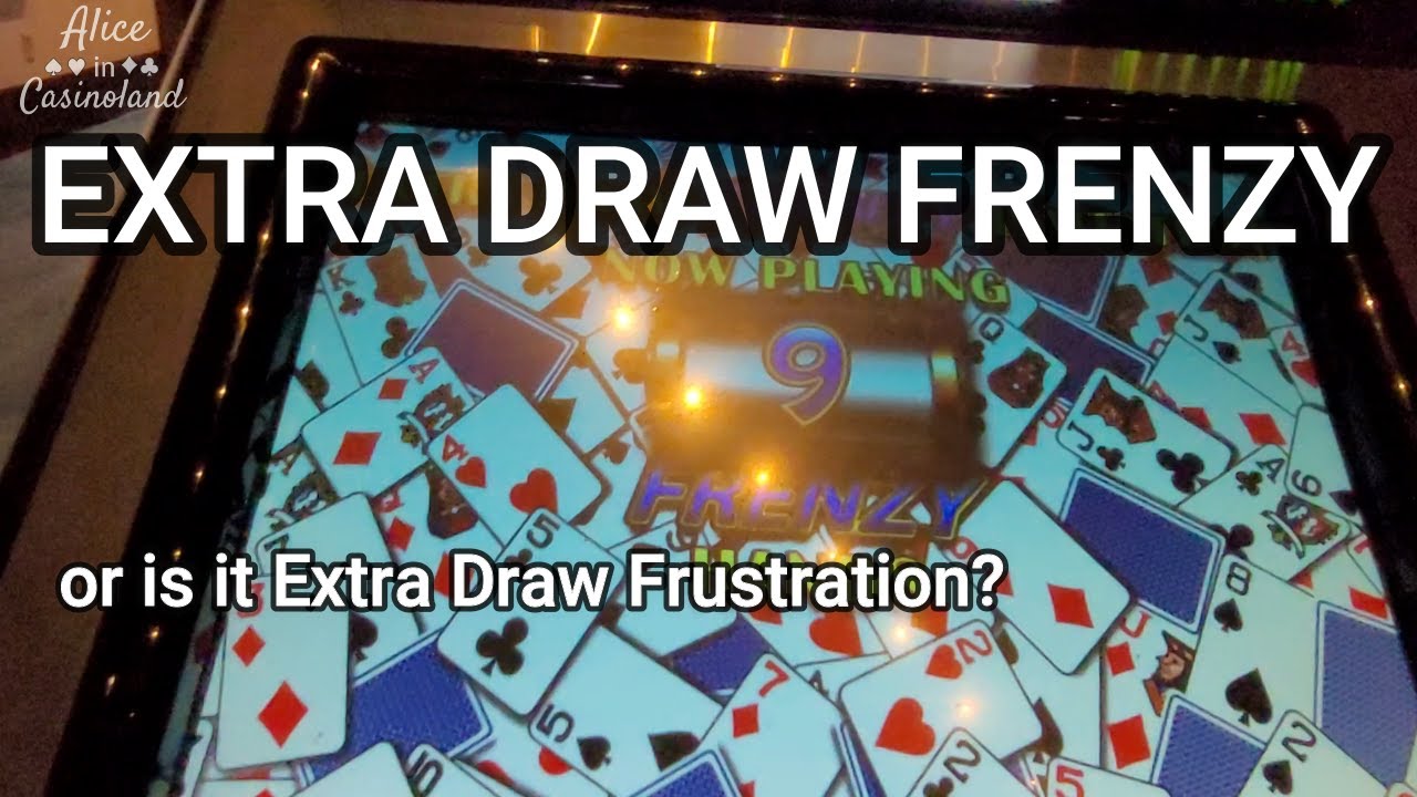 Video Poker - Extra Draw Frenzy - Double Double Bonus Quads! - YouTube