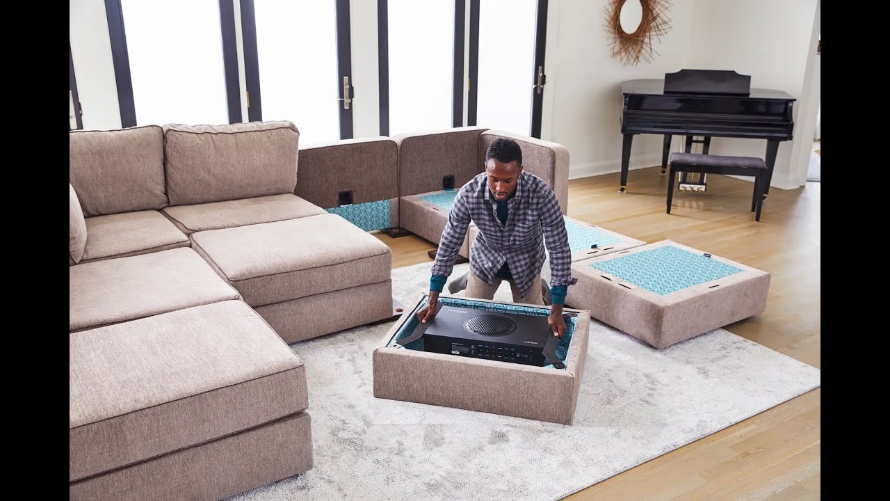 This smart couch can be arranged in whatever way you want - YouTube