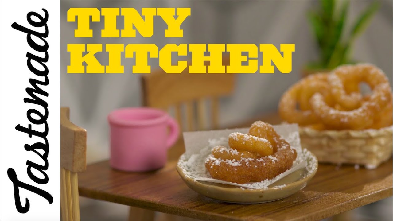 Tiny Funnel Cake l Tiny Kitchen - YouTube