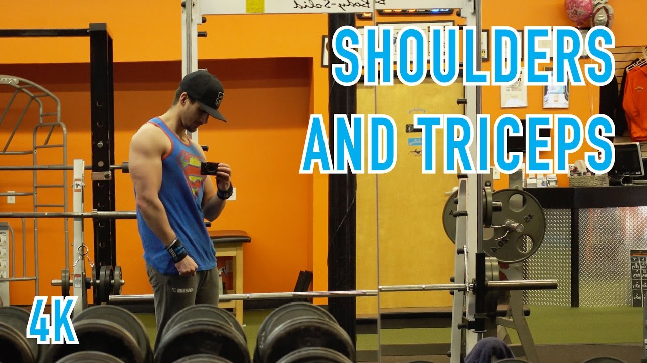 4K Shoulders and Triceps Workout | With Model Alex Barber - YouTube