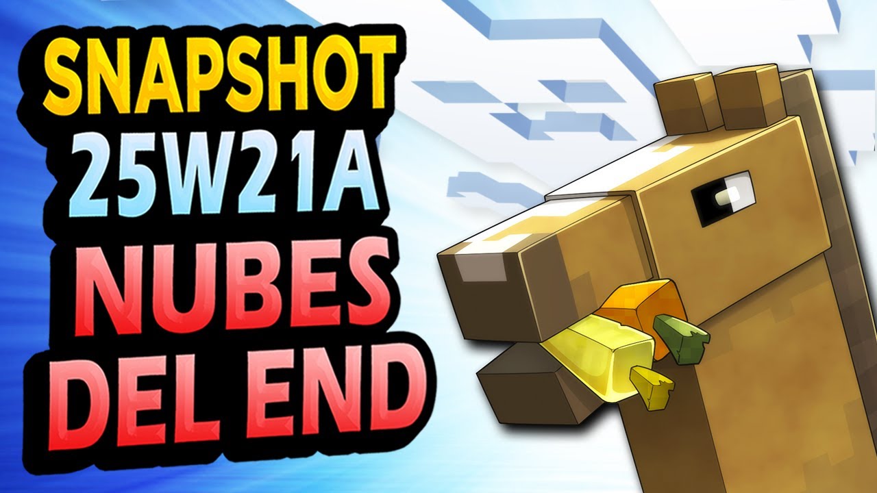 Nuevas Nubes del END 👉 Snapshot 25W21A Minecraft - YouTube