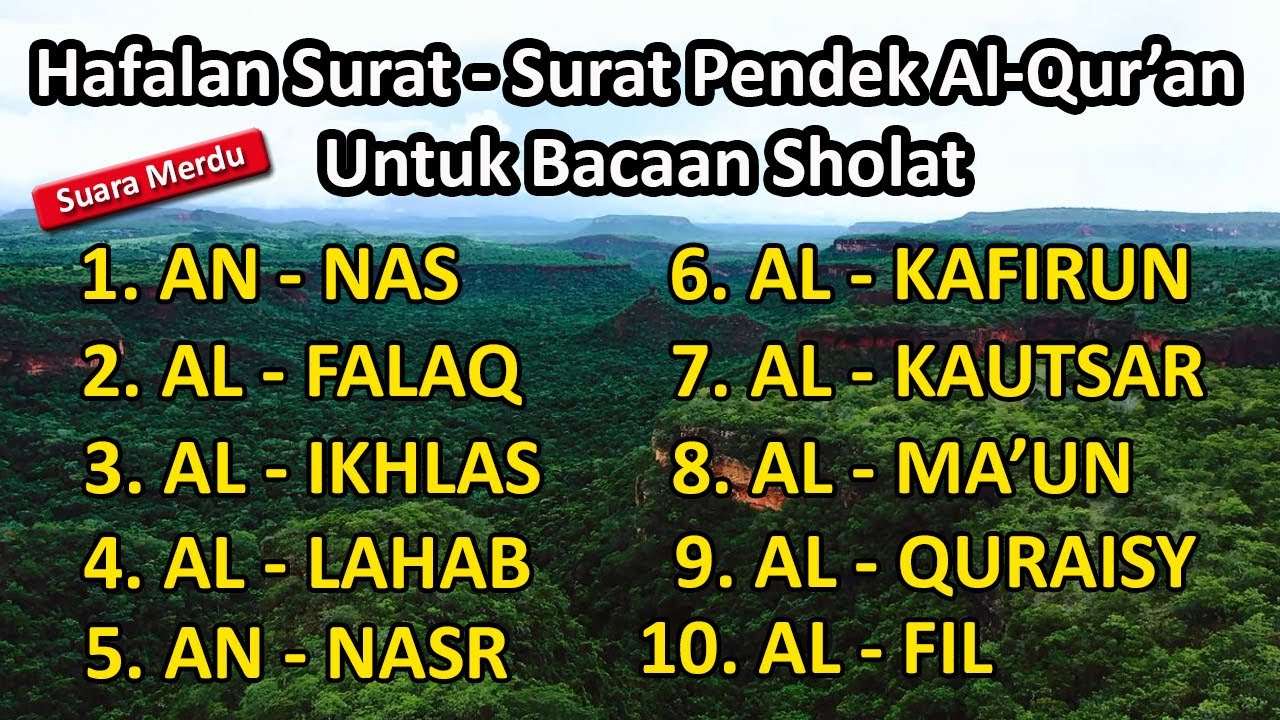 Surat An nas sampai Al Fil Metode ummi | Murottal juz 30 an nas - al fil - YouTube
