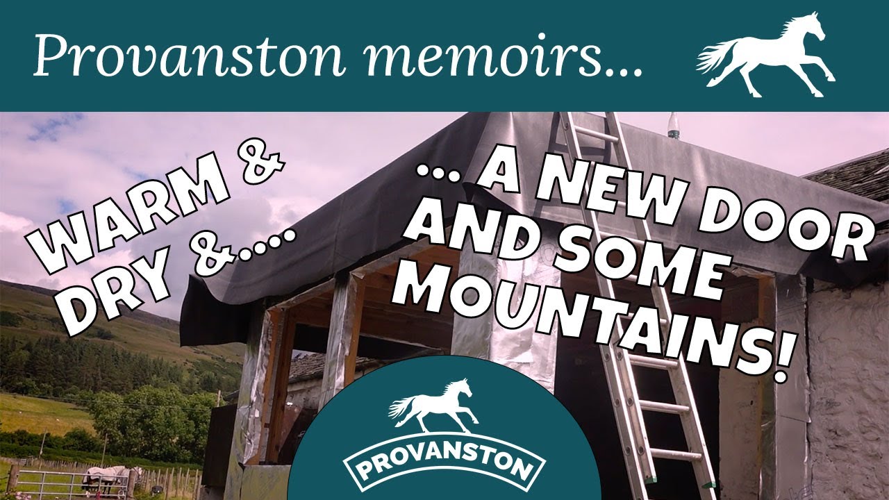 Warm and dry! - Barn conversion and country living in Scotland - YouTube