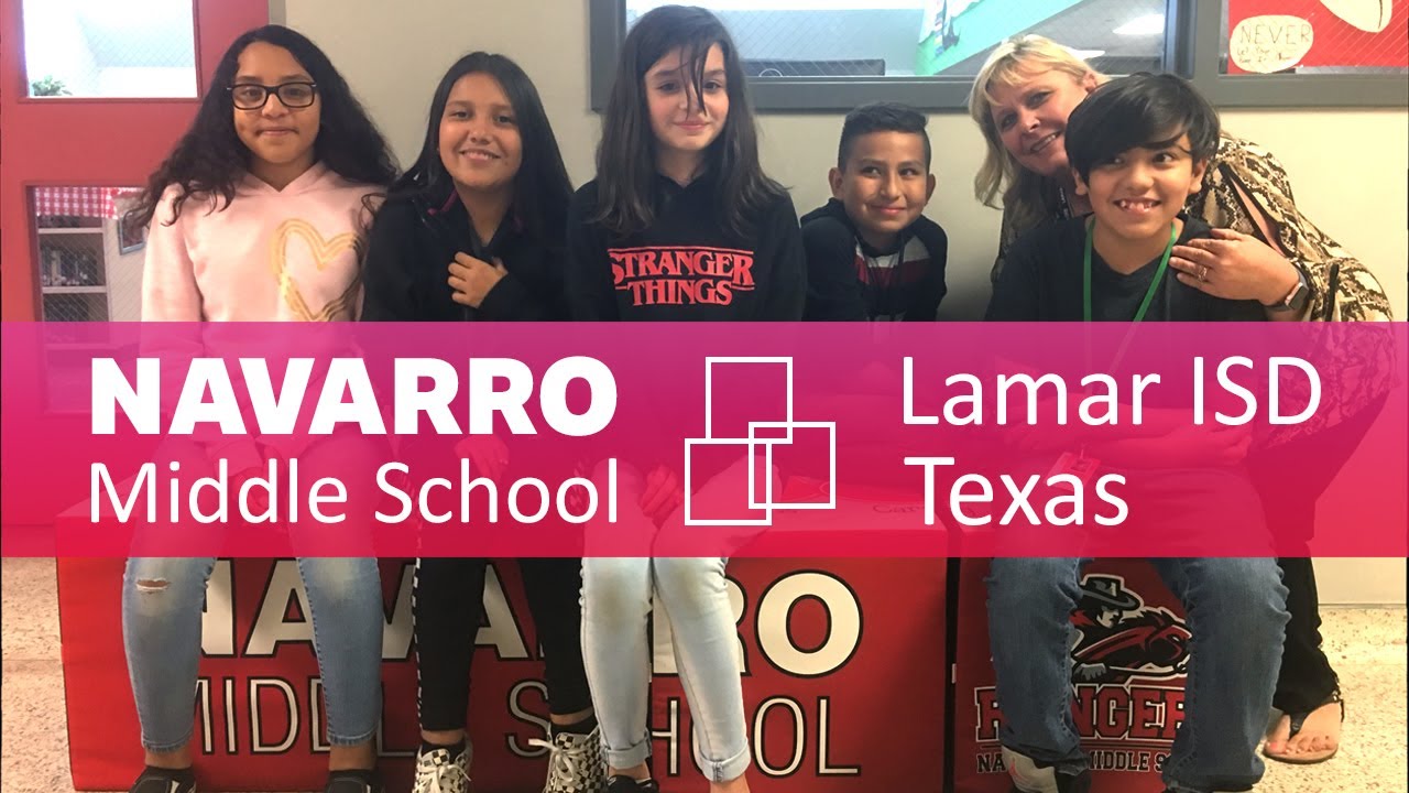 Navarro Middle - School Spirit cubes - YouTube